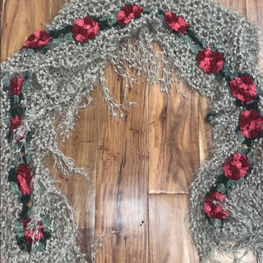Beautiful Angie Hand Crocheted Shawl - Gem